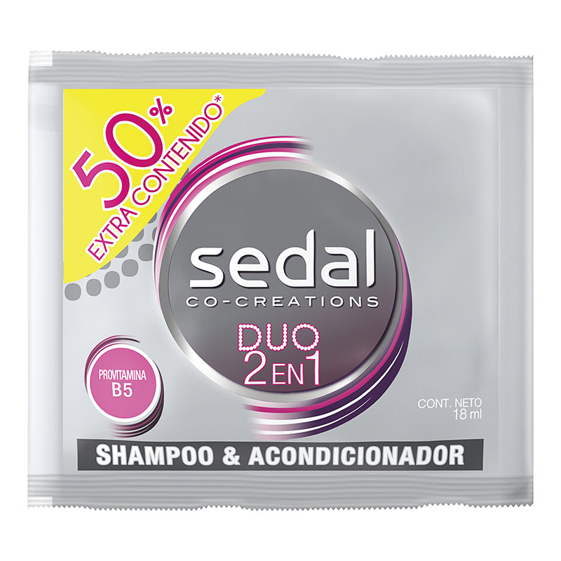 Shampoo Sedal Duo 2 En 1 20 Sobres 18 Ml 50% Exco – Droguería Farma Country